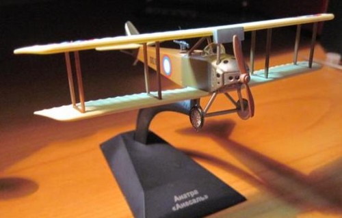 Russian airplane Anatra DS (Anasal) 1916 №88 series "Legendary aircraft ...
