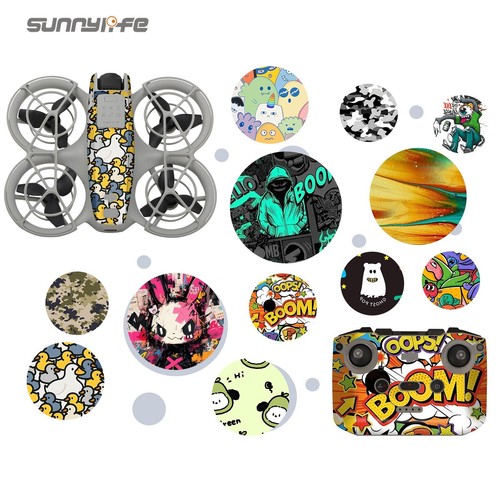 Pack Autocollants Cool pour DJI NEO Designs Personnalisés pour Votre ...