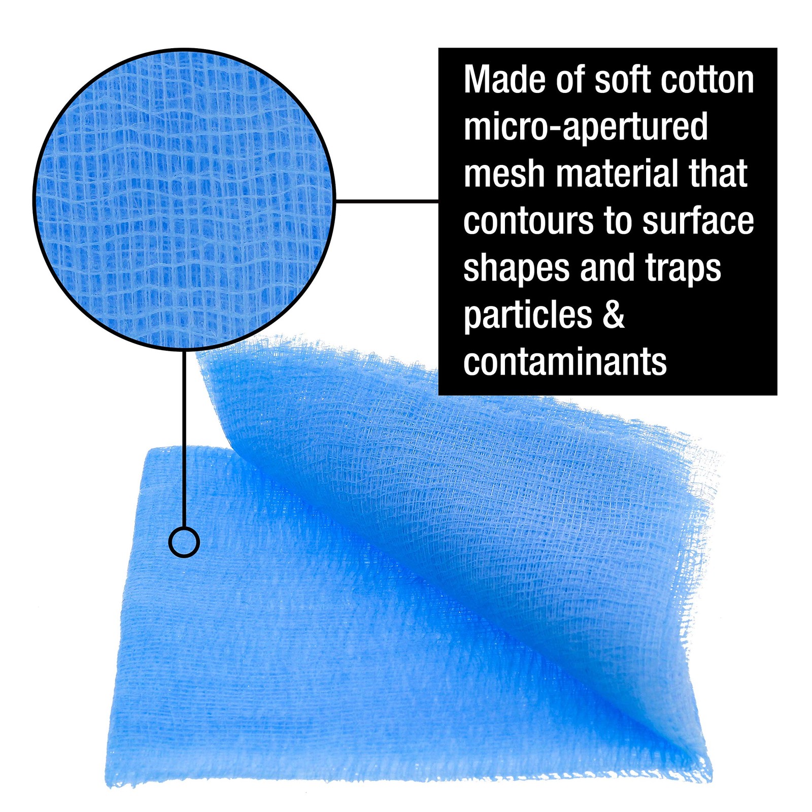 Pure Blue Superior Tack Cloth, 12-Pack, Automotive & Woodworking, Dust ...