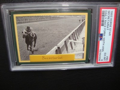 1993 Horse Star Secretariat Daily Racing Form 100 Anniversary card 80 ...
