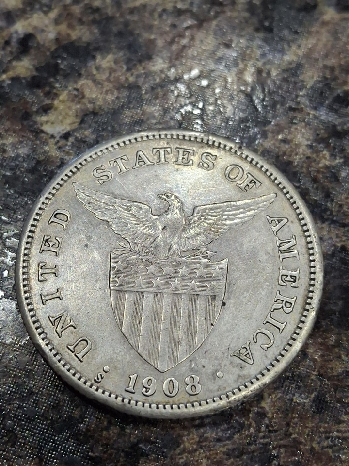 1908-S Philippine Silver Peso Foreign Coin | eBay