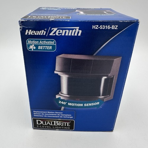 Heath/Zenith HZ-5316-BZ VA Black Motion Sensor Head Complete New In Box | eBay