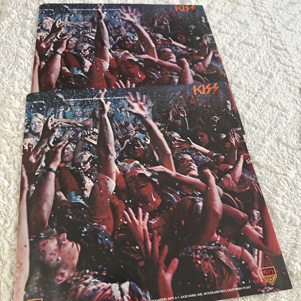 KISS ALIVE II LP HONG KONG RED HYPE STICKER RÉCORD COMPLETE WITH ...