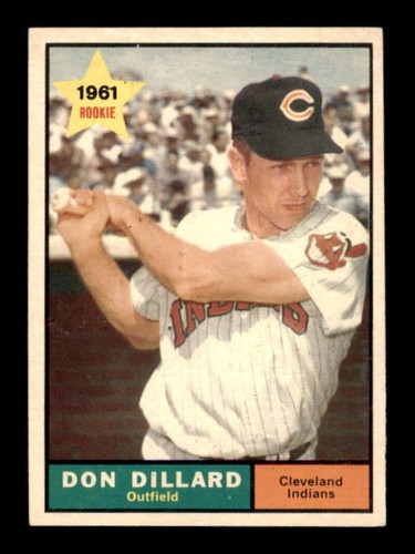 1961 Topps #172 Don Dillard VGEX Indians 554120 | eBay