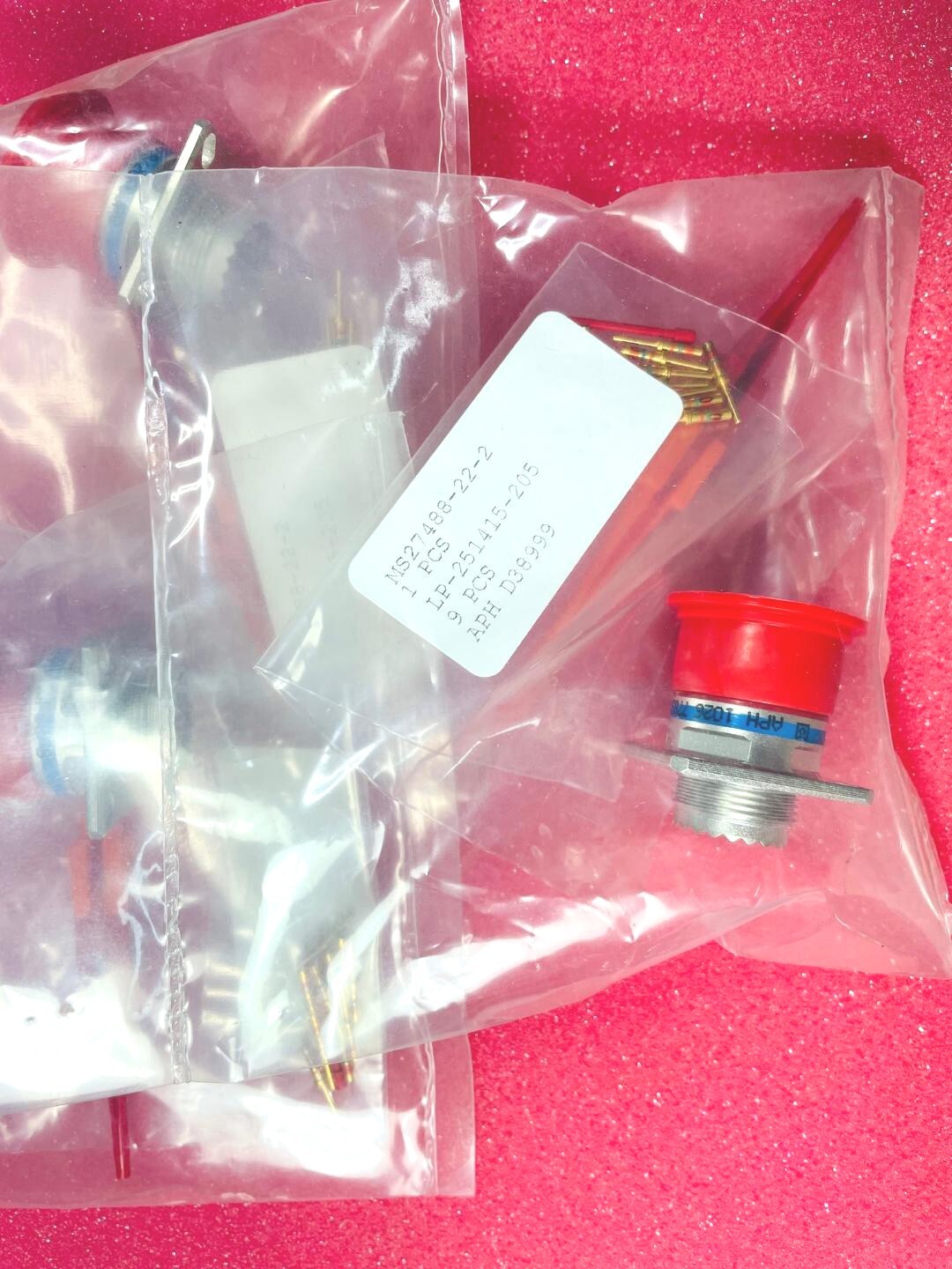 3X AMPHENOL MS27488-22-2 New WITH PINS AND TOOL | eBay