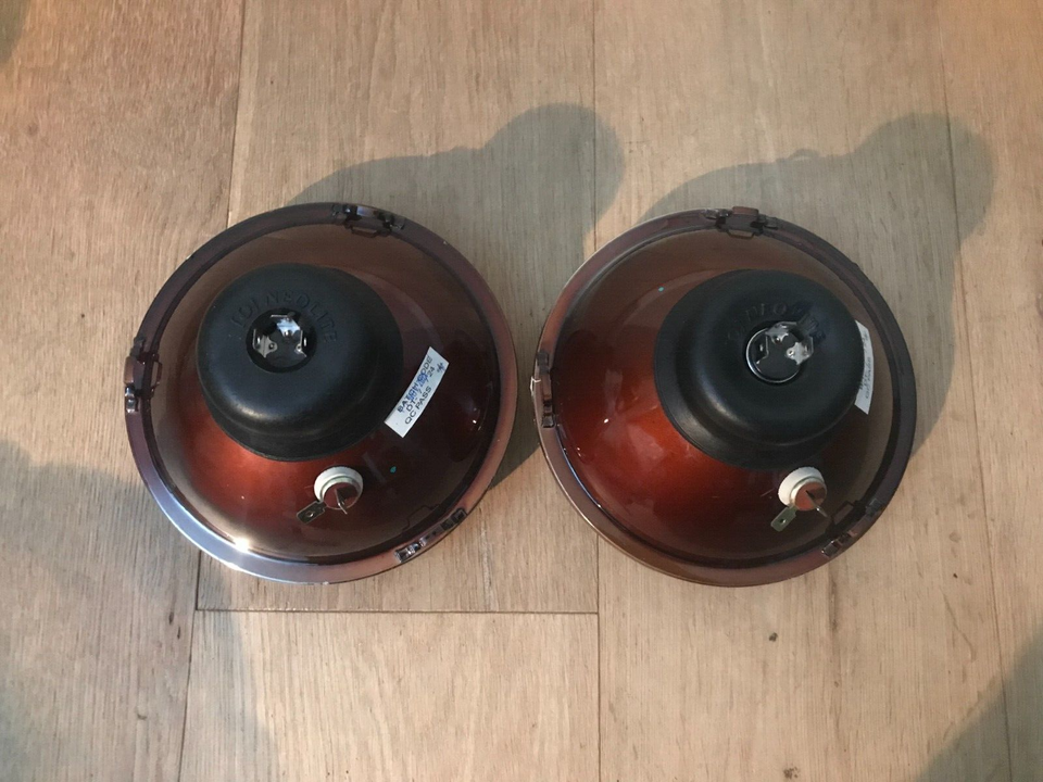 FORD ESCORT MK1, MK2 BRAND NEW PAIR OF REPLACEMENT HEADLIGHTS WITH ...