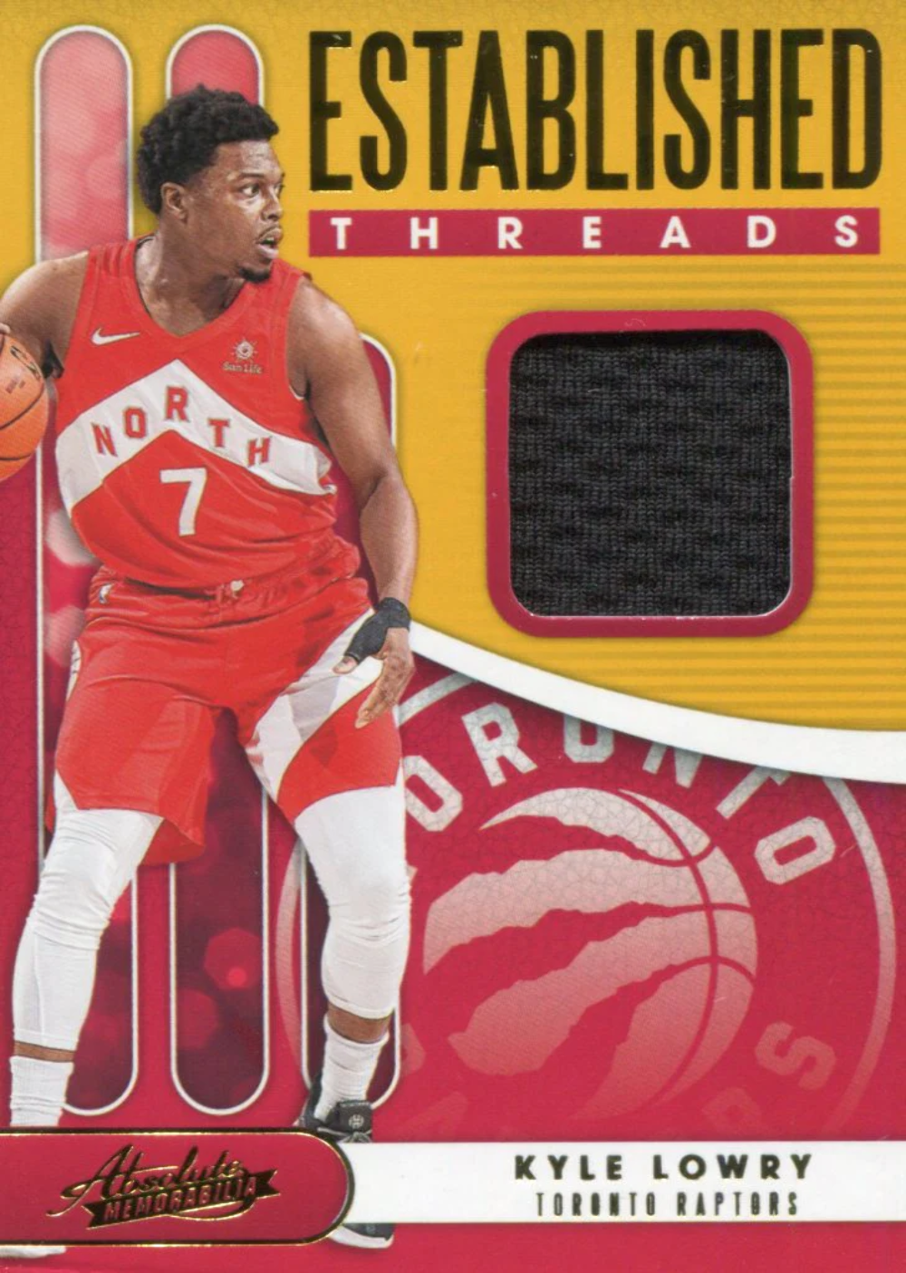 Kyle Lowry 2019 Absolute Memorabilia Established Threads Relic Card | eBay