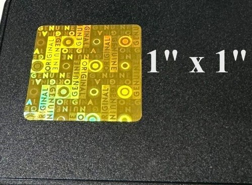 100 GENUINE LARGE HOLOGRAM WARRANTY VOID,SECURITY LABELS STICKERS GOLD ...