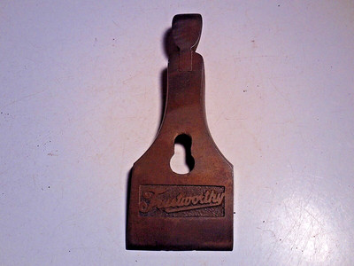 Vintage wood plane lever cap iron trustworthy 2" wide works on Stanley ...