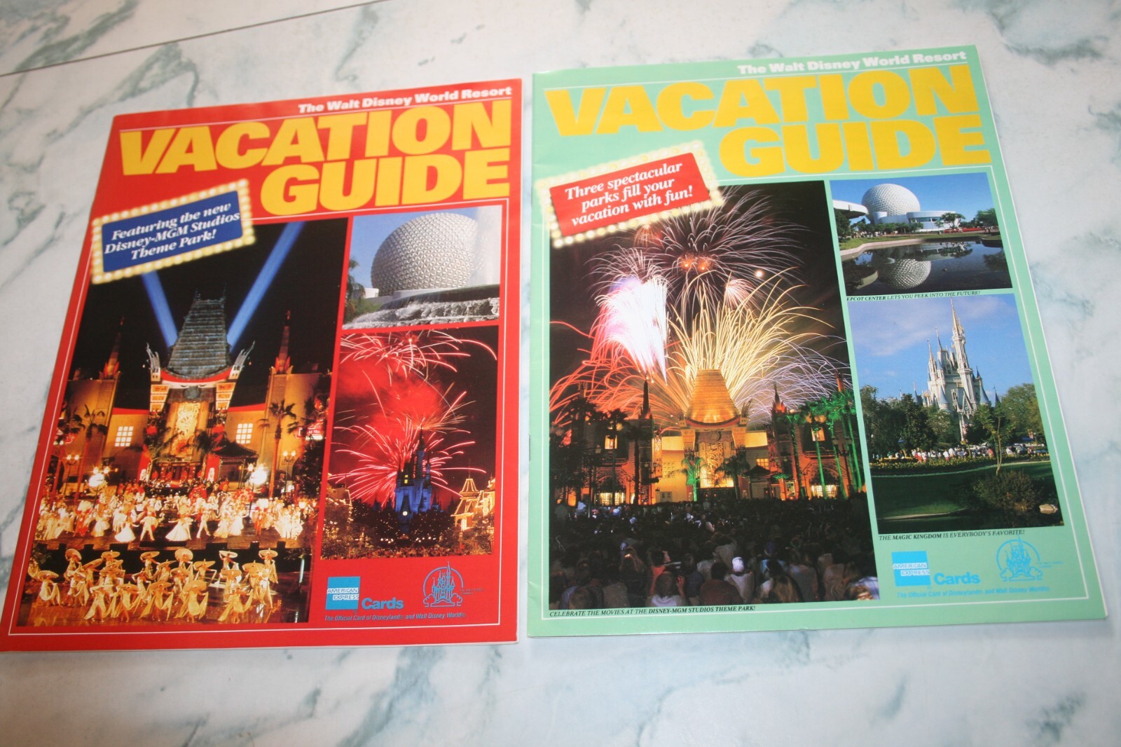 Vintage Walt Disney World Pamphlets and Magazines from early 1990's lot ...