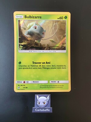 Carte Pokémon Bulbizarre 1/18 Holo Détective Pikachu | eBay