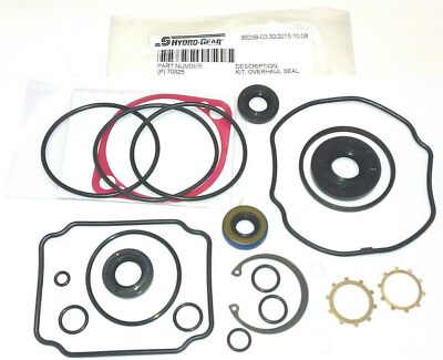 NEW GENUINE OEM HYDRO GEAR PART # 70525 OVERHAUL SEAL KIT FOR HYDRAULIC ...