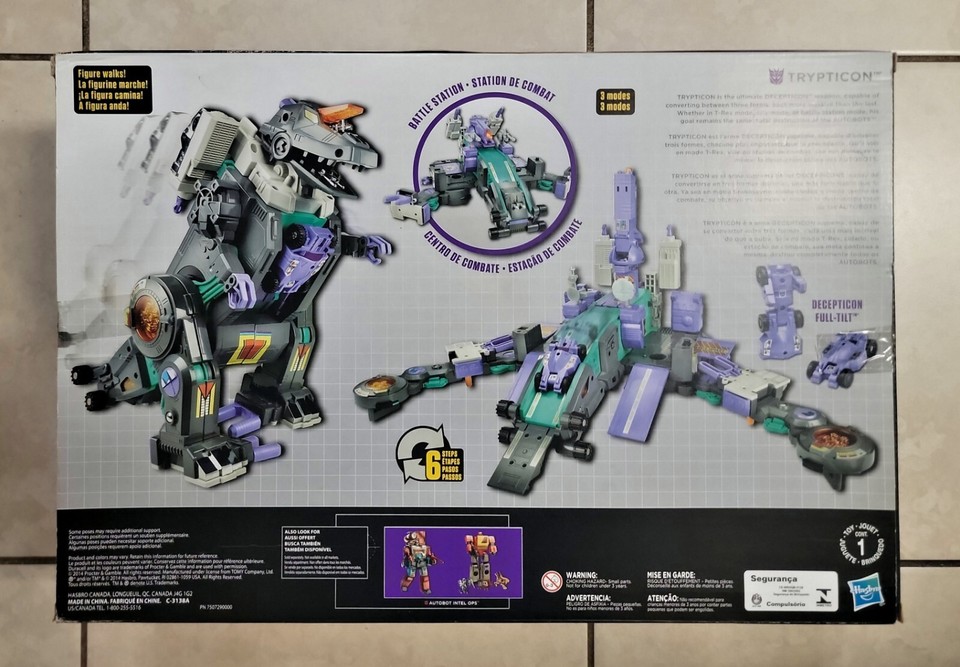 TRANSFORMERS G1 TRYPTICON REISSUE VERY RARE! DECEPTICON TOY PLATINUM ...