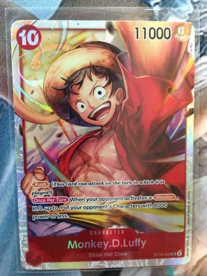 One Piece Ultra Deck 10 "Monkey.D.Luffy" ST10-006 SR X1 | eBay