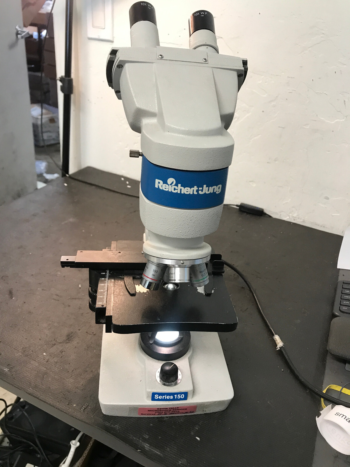 Reichert-jung Series 150 Binocular Microscope Objective 10x for sale ...