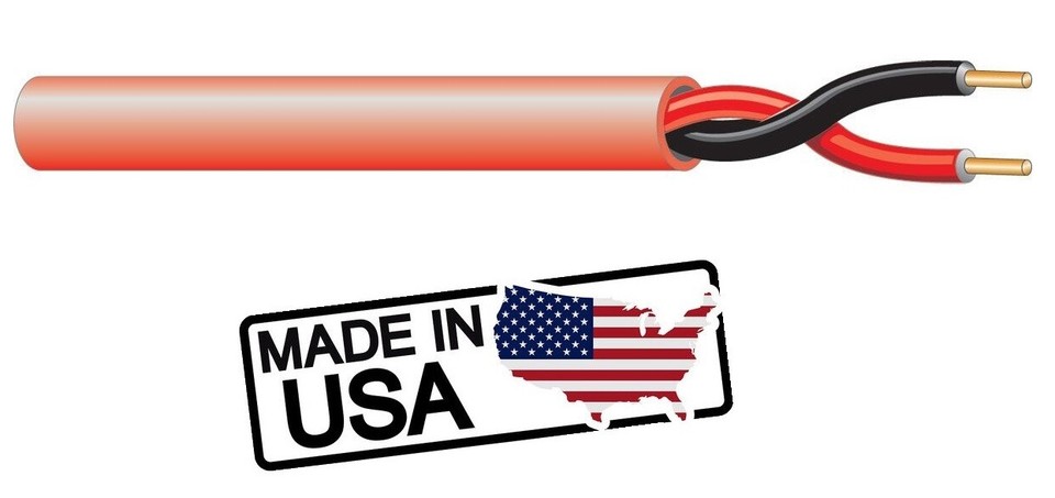 West Penn Wire 980 18/2C Solid FPLR Non-plenum Unshidd Fire Alarm Cable ...