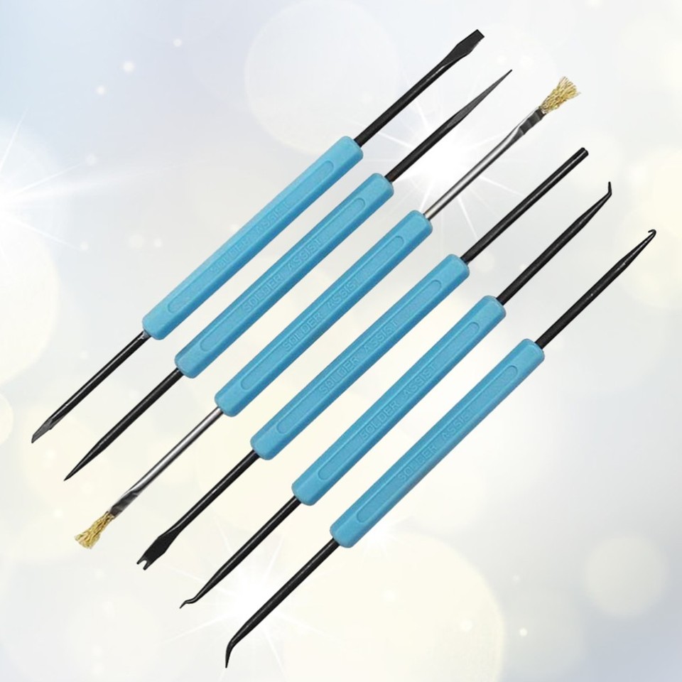 6 Pcs Welding Tool Set Soldering Auxiliary Iron PCB Cleaning Kit | eBay