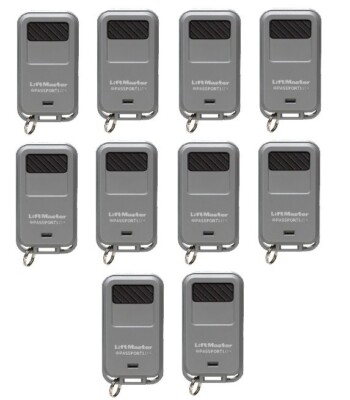 Liftmaster PPLK1, 10-PACK Passport Lite 1-Button Keychain Remote ...