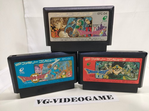 3 GIOCHI DRAGON QUEST , FAMICOM , USATI | eBay