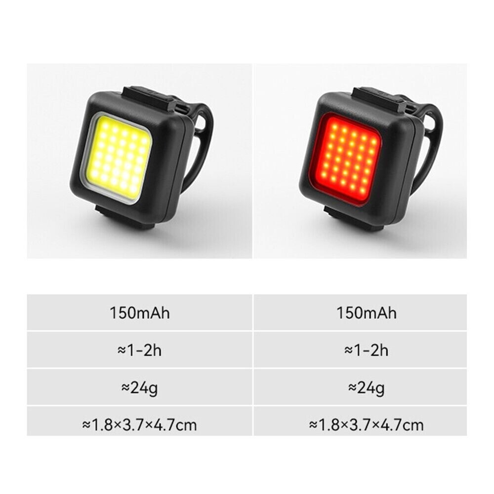 Weak Light LED Bike Light Strobe Modes Headlight Rear Bicycle | eBay