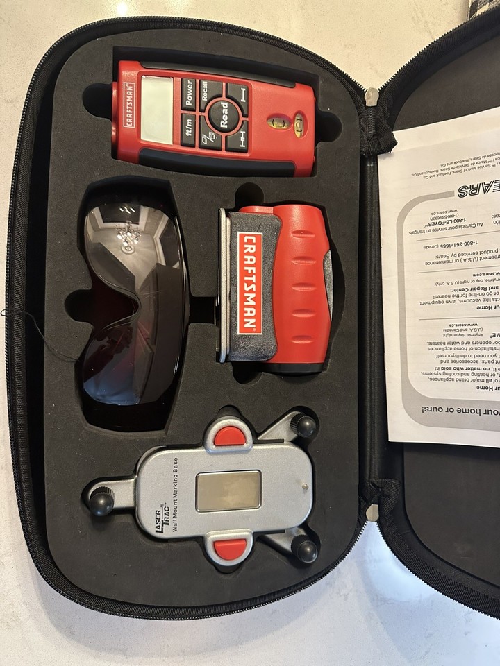 Craftsman 4 in 1 Laser Level 320.48251 Guided Measuring Tool 320.48252 ...