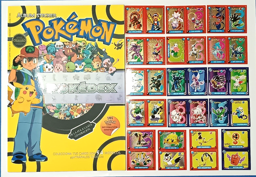 ALBUM POKEMON POKEDEX EF - Sticker Album + Full Set 395/395 PERU 2022 ...