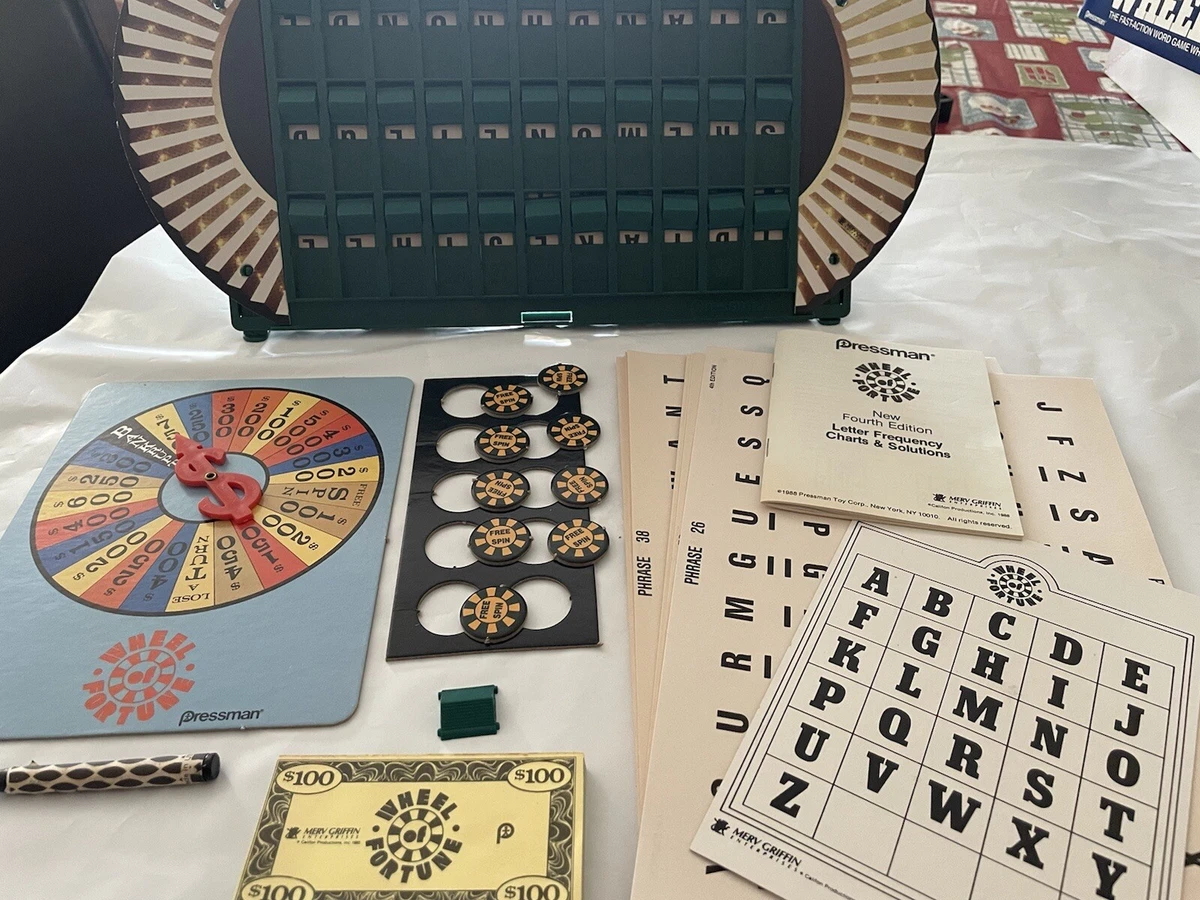 Deluxe Wheel Of Fortune Board Game