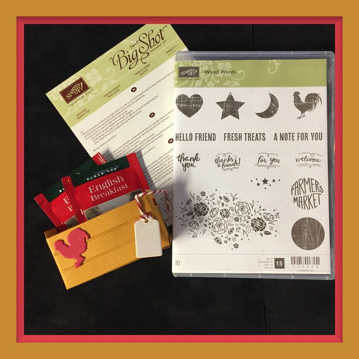 Stampin Up Wood Words Crate Flowers For Every Season Suite – Just