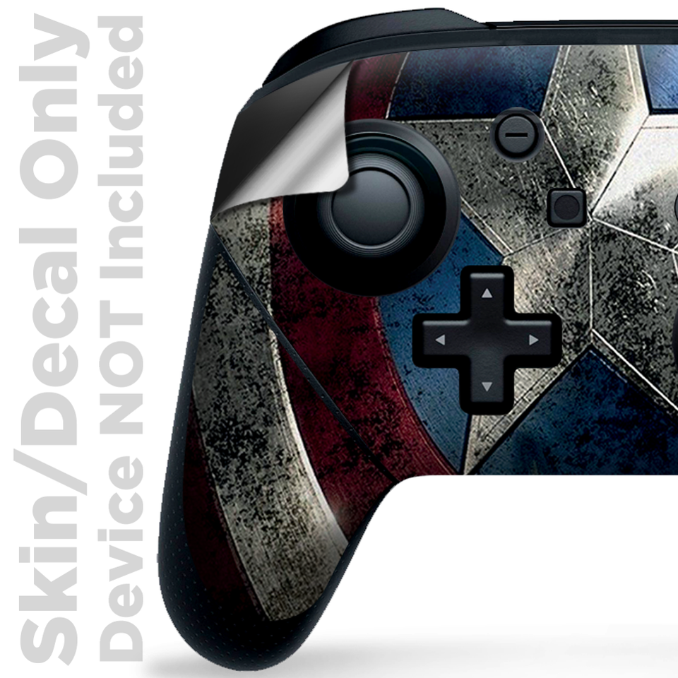 Nintendo Switch Pro Controller Skin Decal Vinyl Wrap - America Sheild ...