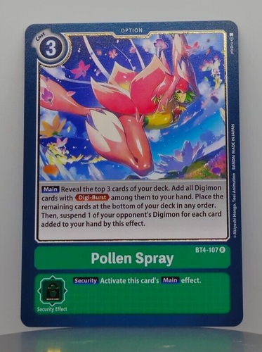 Pollen Spray - Great Legend - BT4-107 - Digimon | eBay