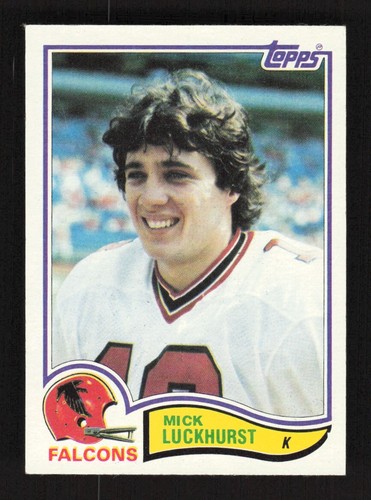 1982 Topps Football Mick Luckhurst RC #286 Atlanta Falcons | eBay