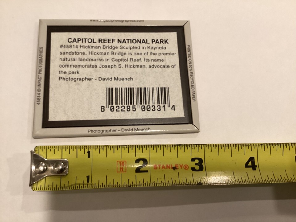 Capitol Reef National Park Fridge Magnet LV4 | eBay