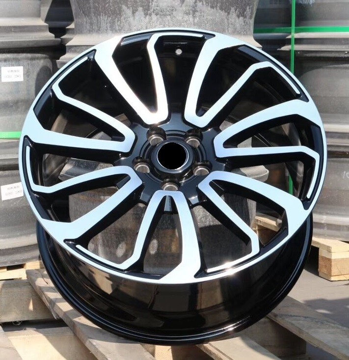 24x10 Wheels Fit Range Rover Land Rover HSE Sport Black Machined 24 ...