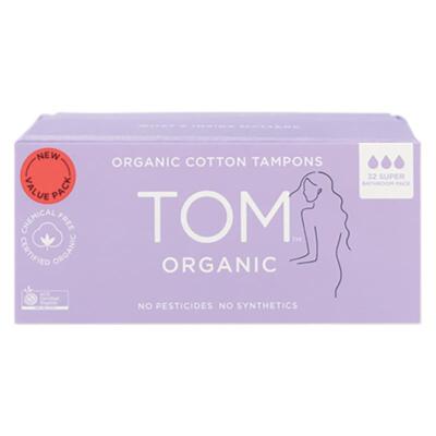 TOM Organic Tampons Super 32 Bulk Pack | eBay Australia