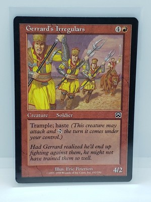 MTG Gerrard's Irregulars Mercadian Masques Regular Common | eBay