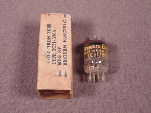 1 2C51 396A WESTERN ELECTRIC HiFi Amp Vacuum Tube Code 839 Balanced NOS ...