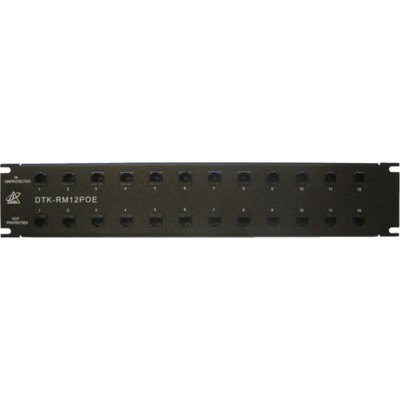 Ditek - DTK-RM12POE - DITEK DTK-RM12POE Surge Suppressor - 54 V Input ...
