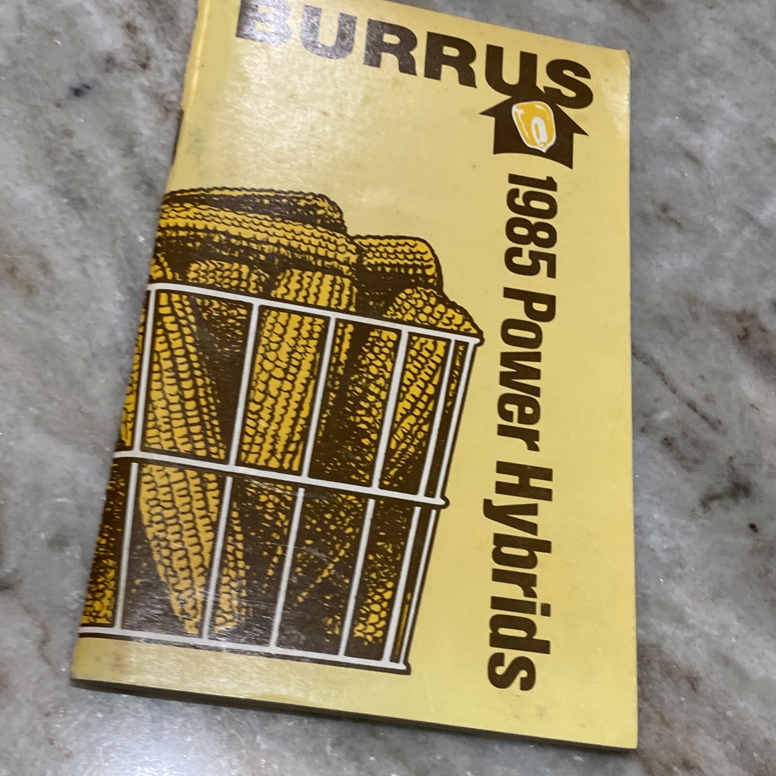 Vintage Burrus 1985 Hybrid Seed Corn FARM MEMO NOTE FIELD BOOK ...