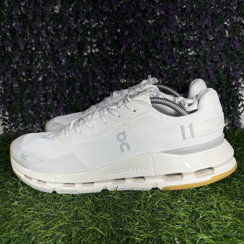 On Cloudnova Form 2 Mens Size 12.5 White Running Shoes Sneakers Gum ...