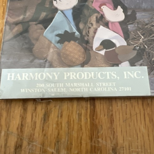 Harmony Products Country Cut-Outs 8 Wooden Shapes Heart Duck Pineapple ...