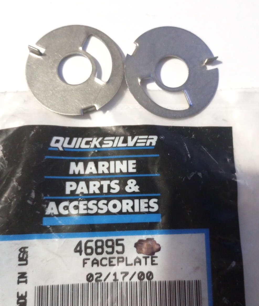 Mercury Quicksilver Face Plate NOS 46895 Qty. 2 (L-8240) | eBay