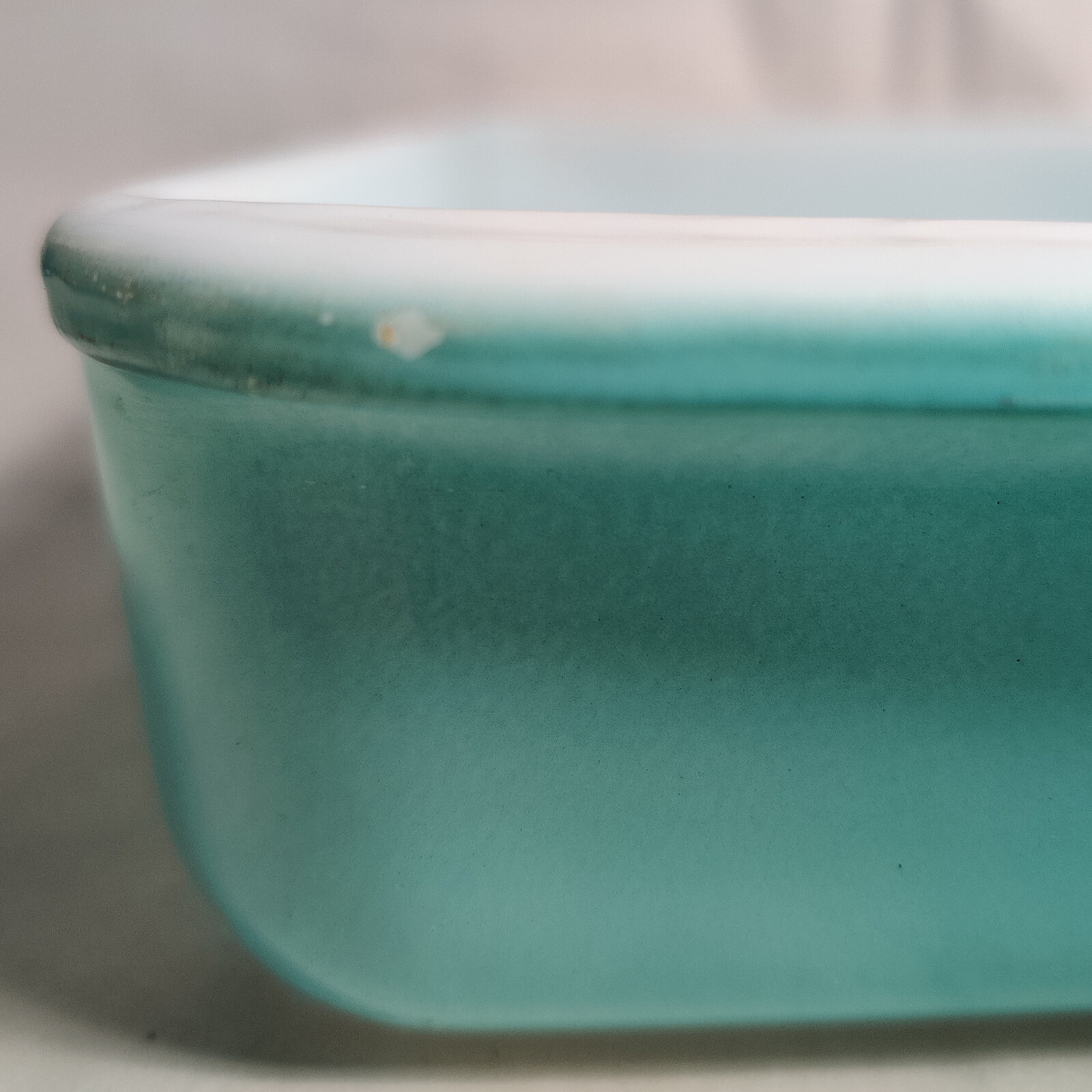 1950s Vintage Pyrex 232 Turquoise 2QT Glass Baking Dish Oven Proof ...