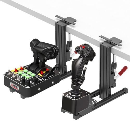 Flight Joystick JUYEER Table Mount Compatible For Logitech X52/X52 Pro ...