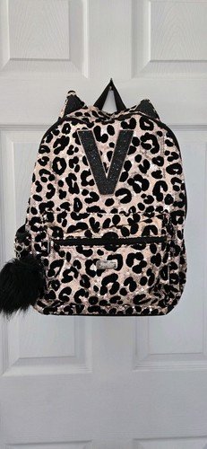 Justice Backpack Leopard Cheetah Sequin Standard Size backpack Monogram ...