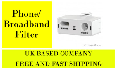 PHONE & ADSL BROADBAND FILTER ADAPTER SOCKET ***FREE SHIPPING*** | eBay UK