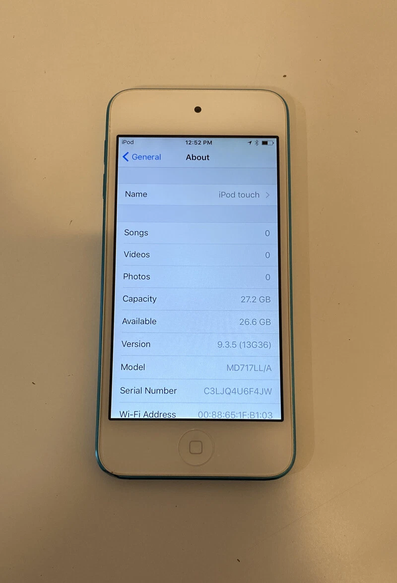 Ipod 5 Blue 32gb