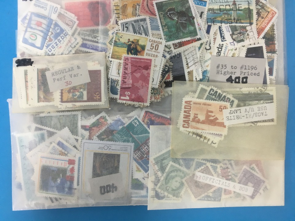 Canada Collection Of 1,500 Different Used Stamps | eBay