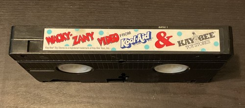 1991 Wacky - Zany Video By Kool Aid & KAY BEE TOY STORE VHS Weird ...