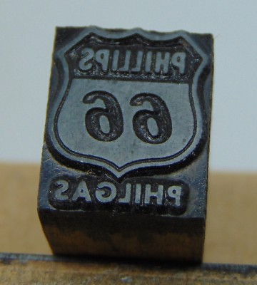 Vintage Printing Letterpress Printers Block Philgas Phillips 66 Gas ...