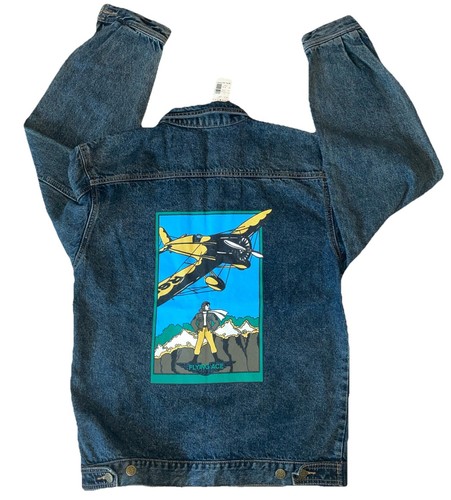NWT Vtg 80’s Ruff Stuff Jean Truck Jacket Flying Ace Womens XS/Youth XL ...